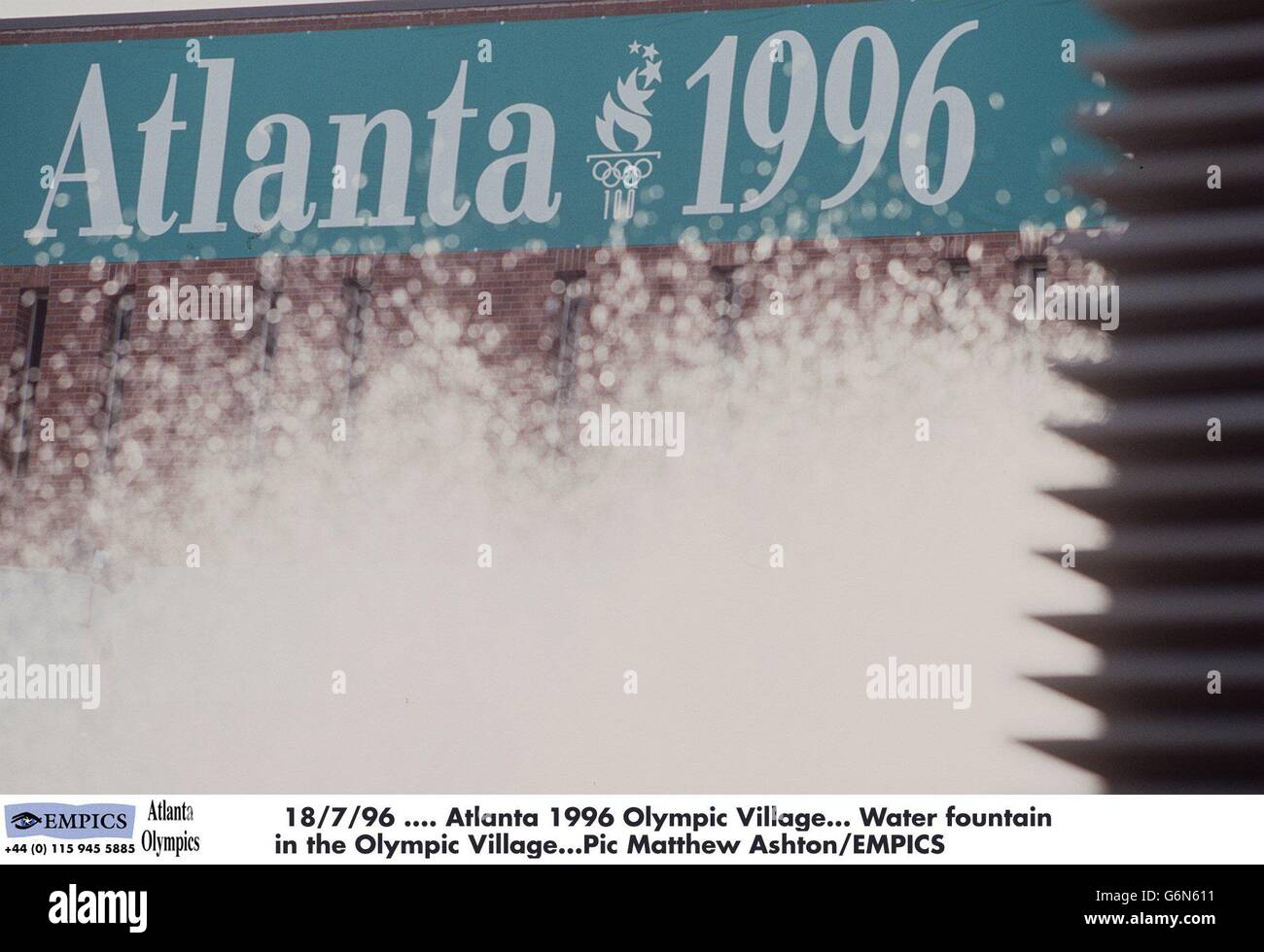 Atlanta 1996 Olympic Preview - Olympic International Village Stock ...