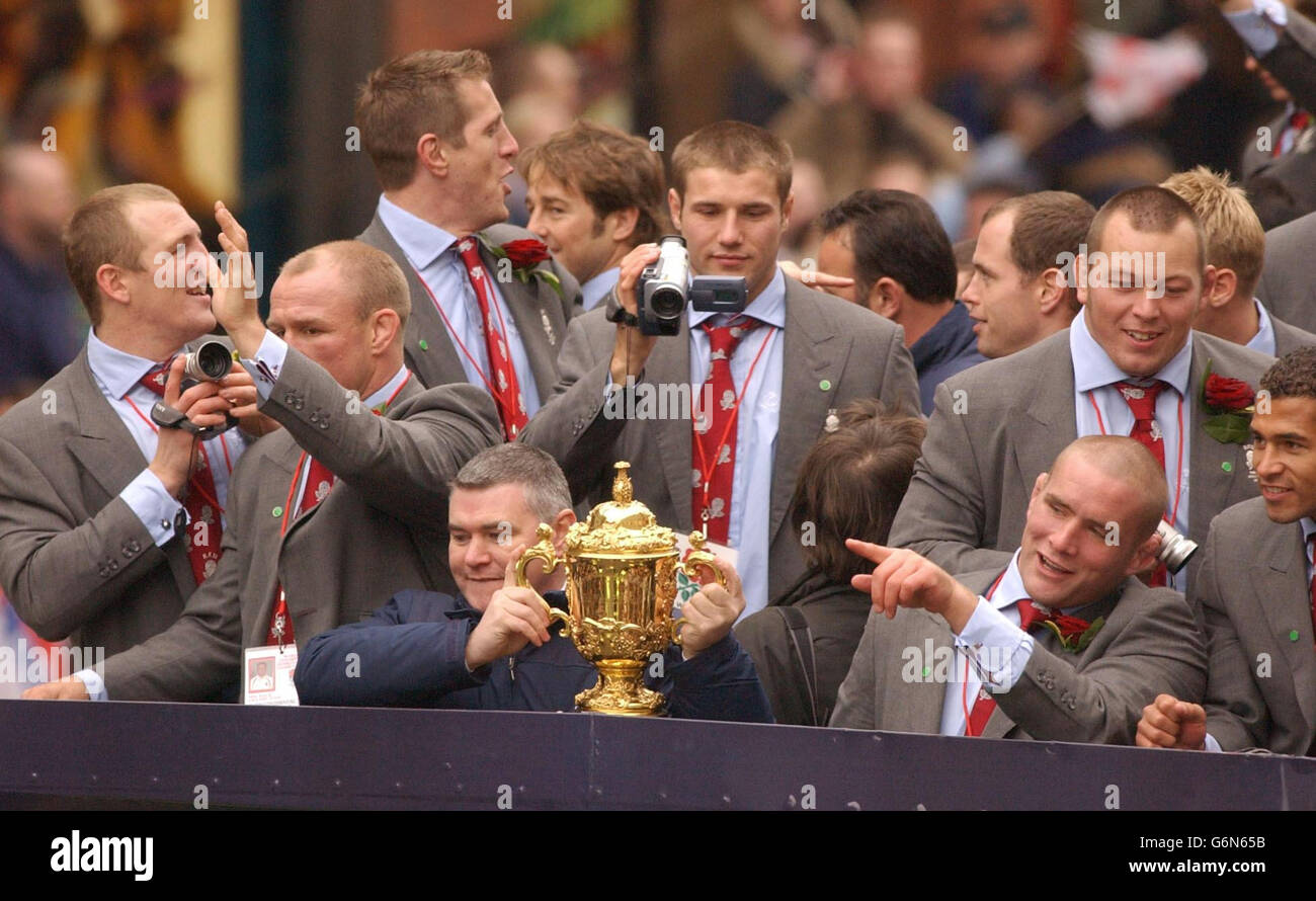 England rugby parade Stock Photo - Alamy