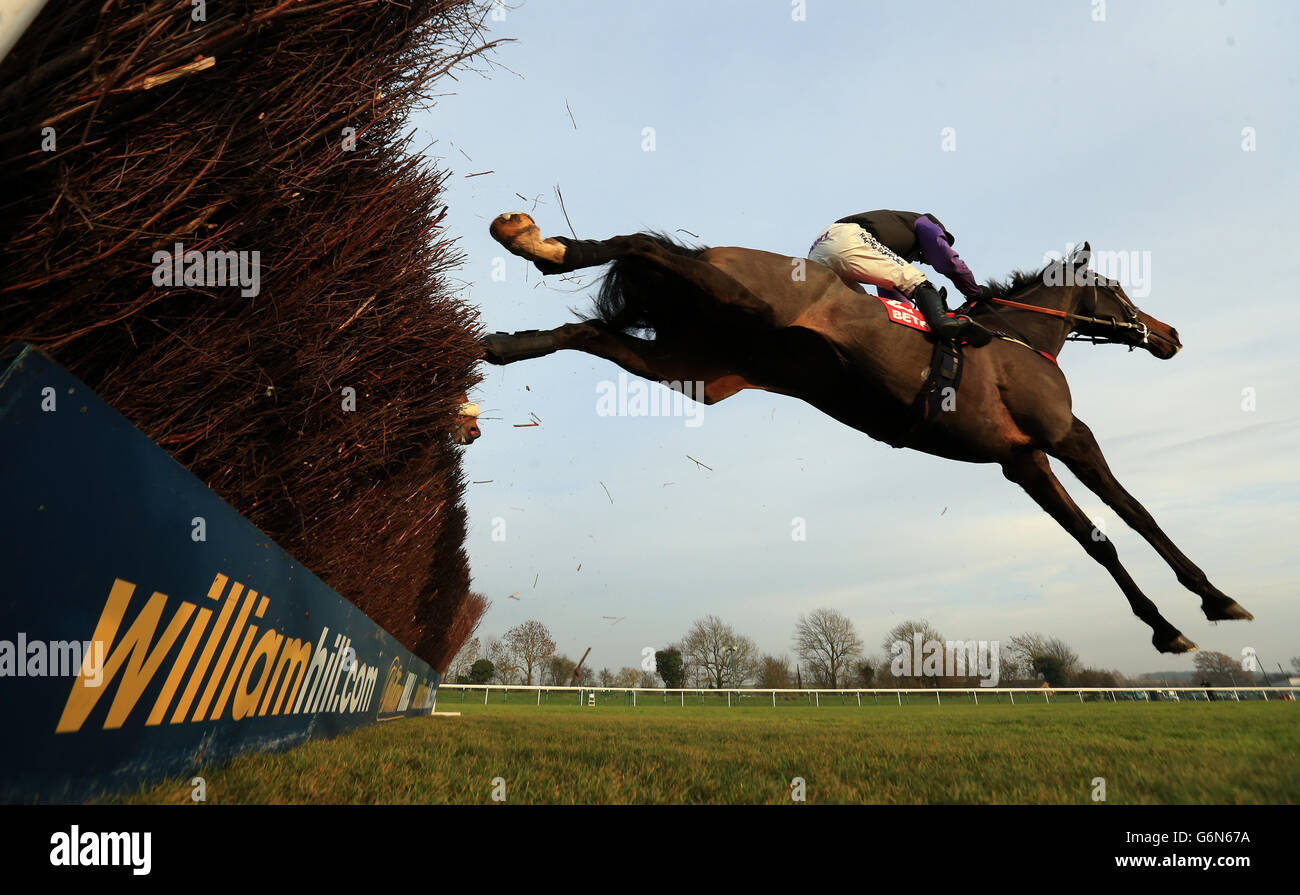 Horse Racing - Huntingdon Races Stock Photo - Alamy