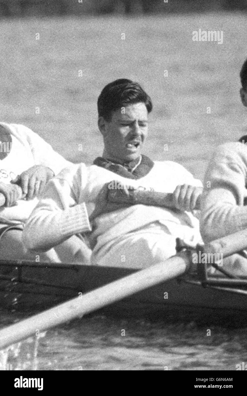 Rowing - Oxford v Cambridge Boat Race 1921 - Henley, River Thames Stock ...
