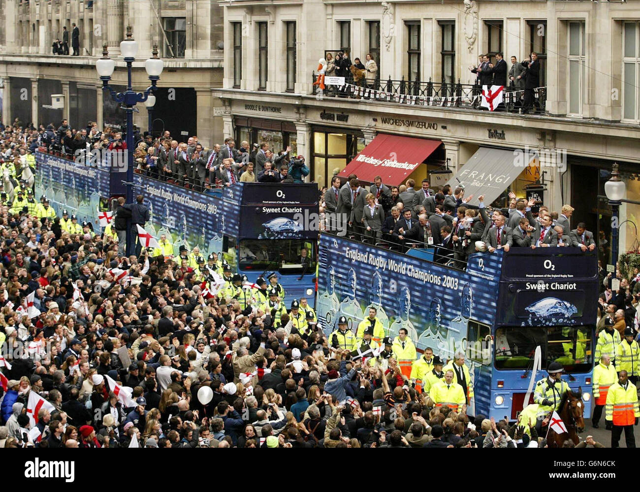 The England rugby team, which won the World Cup last month in Australia ...