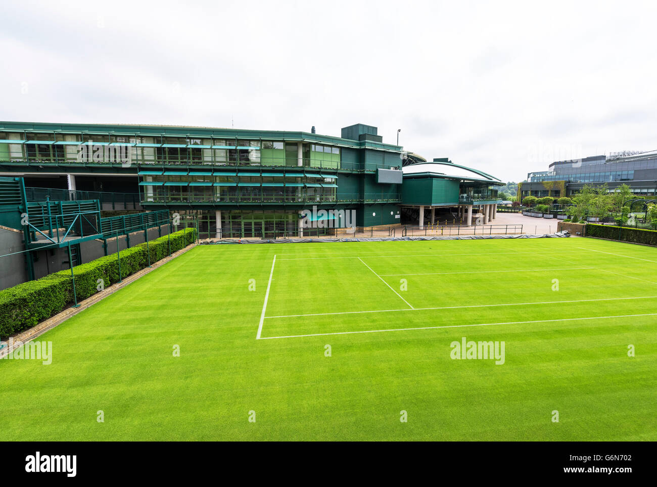 Visiting Wimbledon Place Stock Photo - Alamy