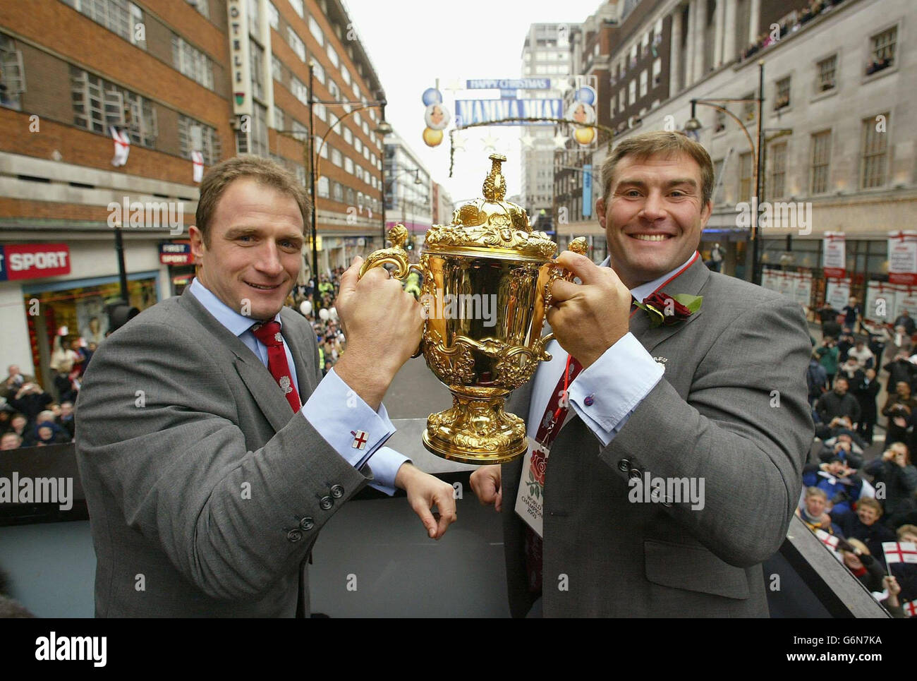 England rugby players mike catt hi-res stock photography and images - Alamy