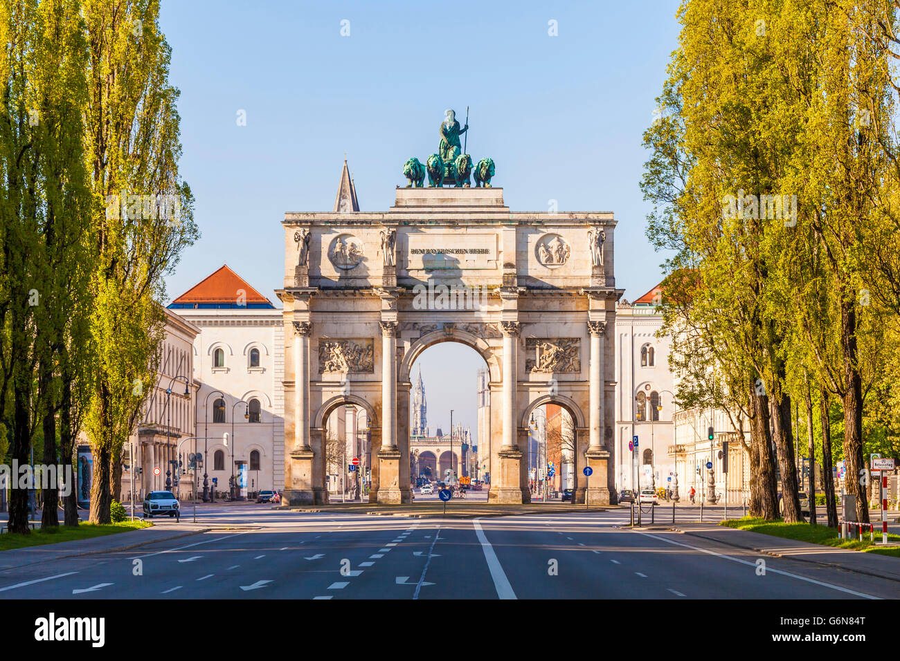 Germany, Bavaria, Munich, Victory Gate Stock Photo - Alamy