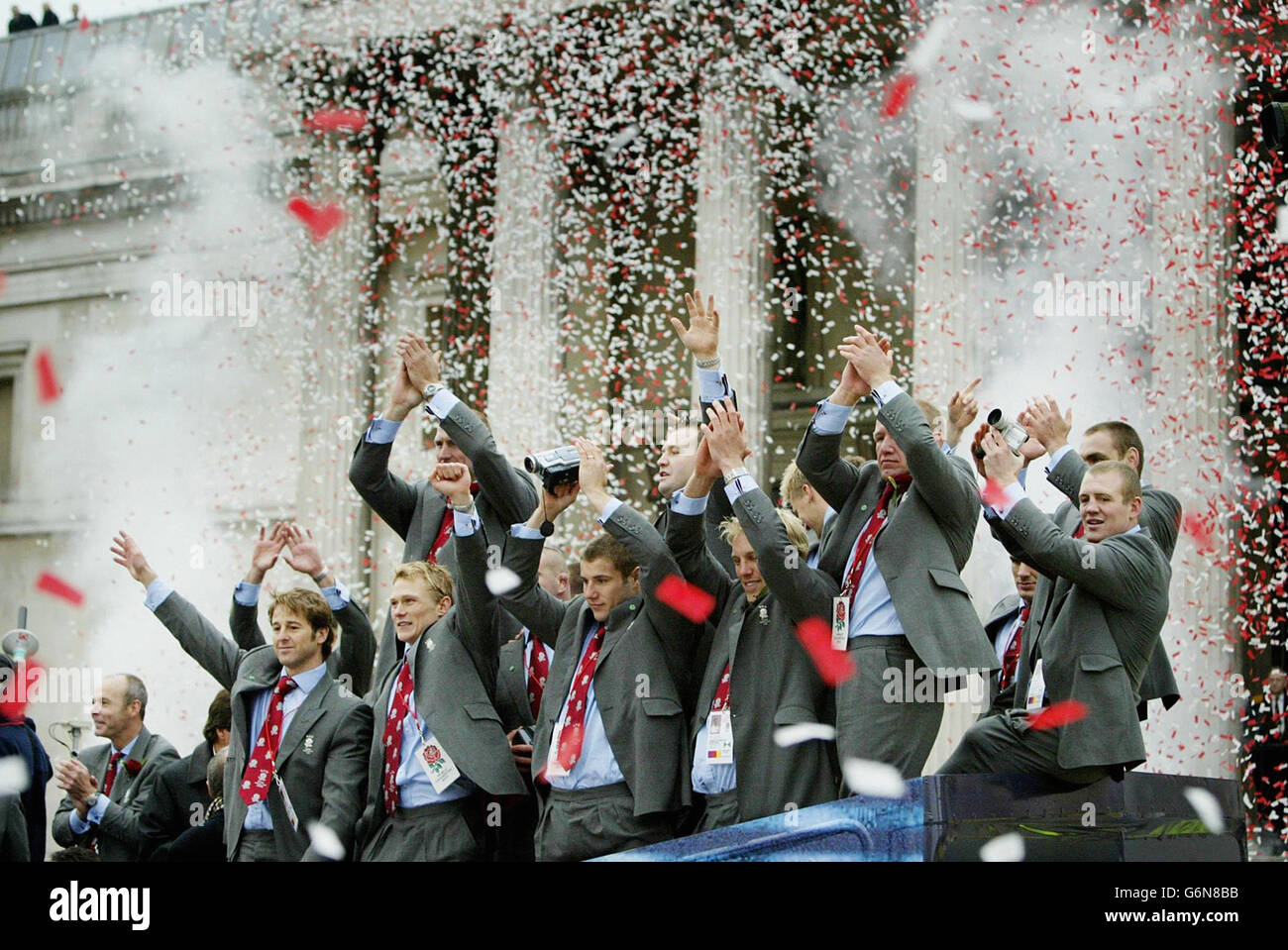 England rugby parade Stock Photo - Alamy