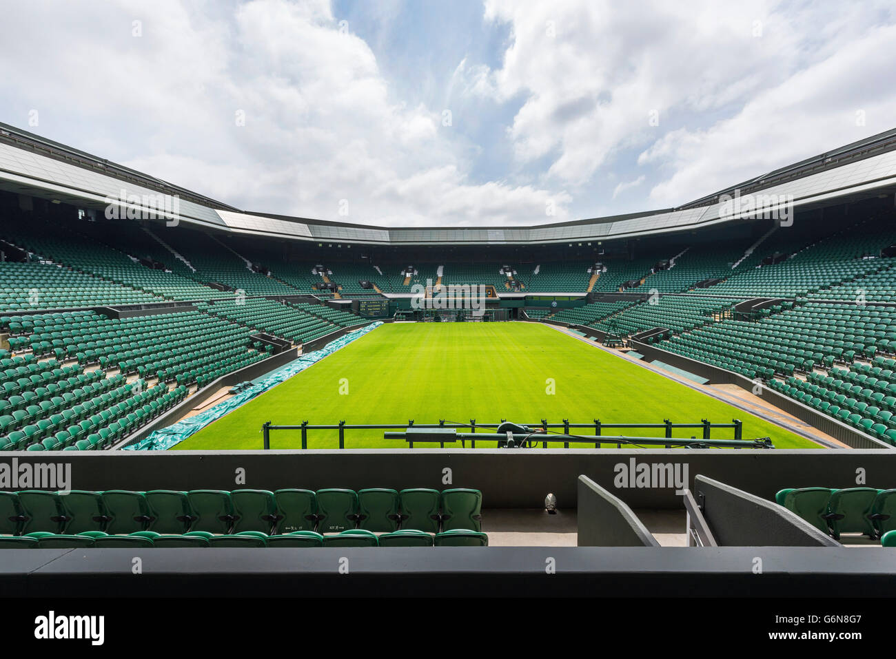 Visiting Wimbledon Place Stock Photo - Alamy