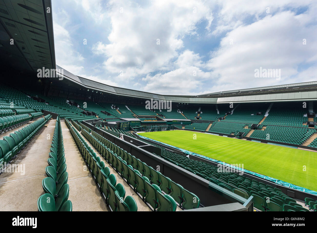 Visiting Wimbledon Place Stock Photo - Alamy