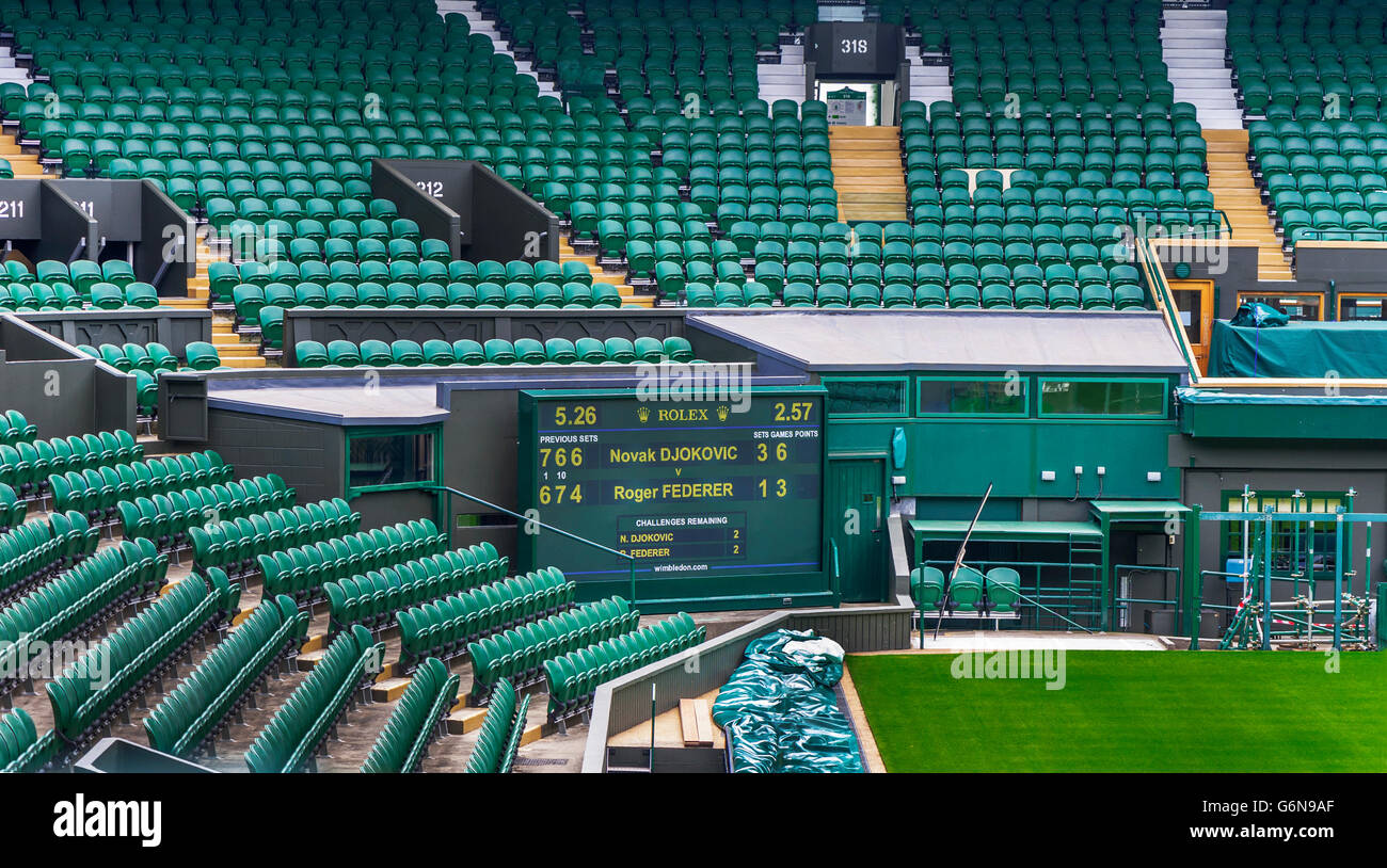 Visiting Wimbledon Place Stock Photo - Alamy