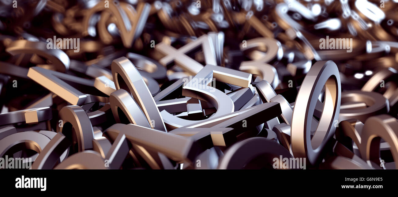 Random set of numbers background illustration Stock Photo - Alamy