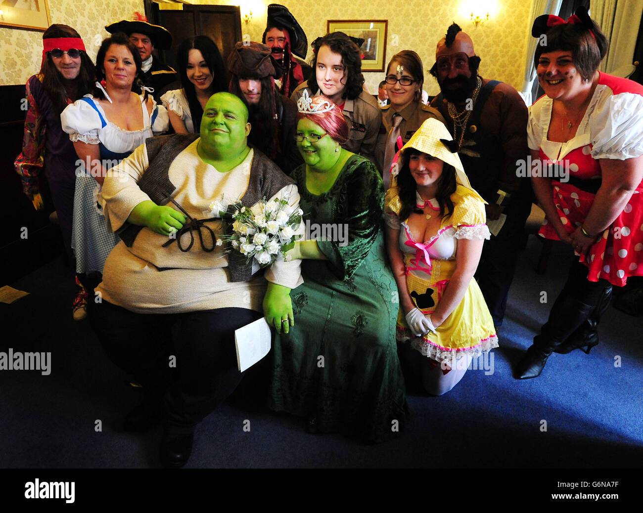 Shrek And Princess Fiona Wedding