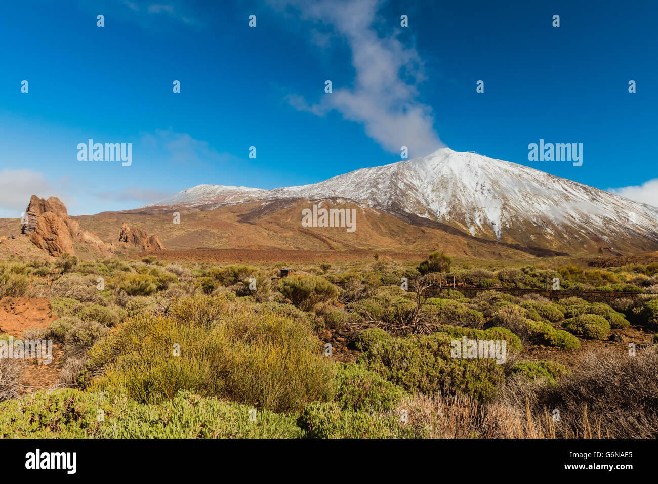 volcanic landscape, Teide, Tenerife Stock Photo - Alamy