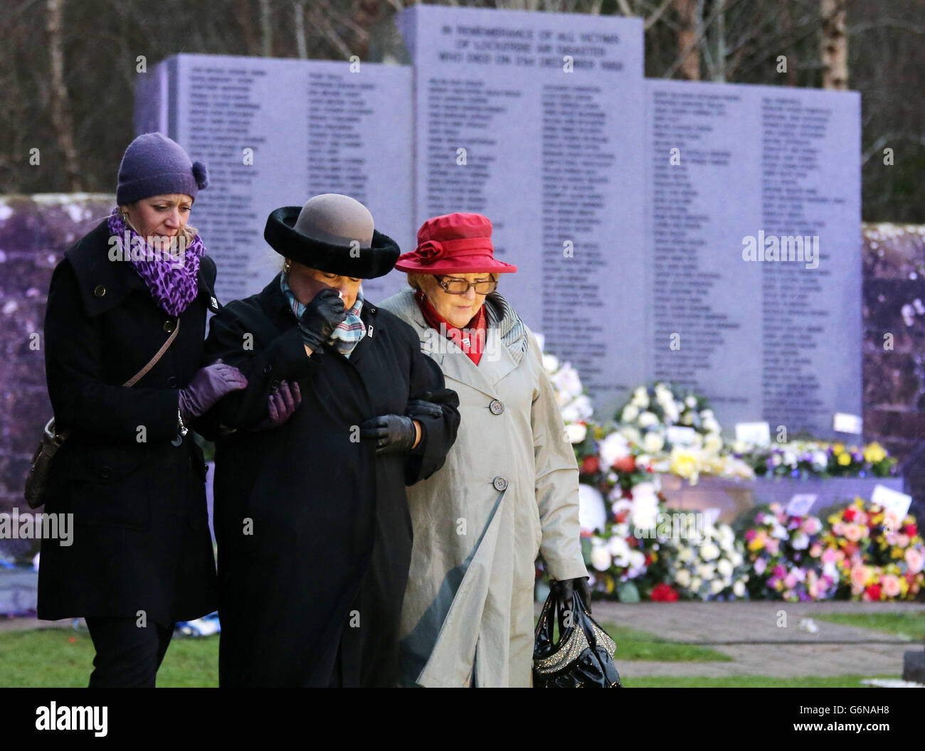 Relative Jane Schultz (centre) mother of Thomas Britton Schultz after ...