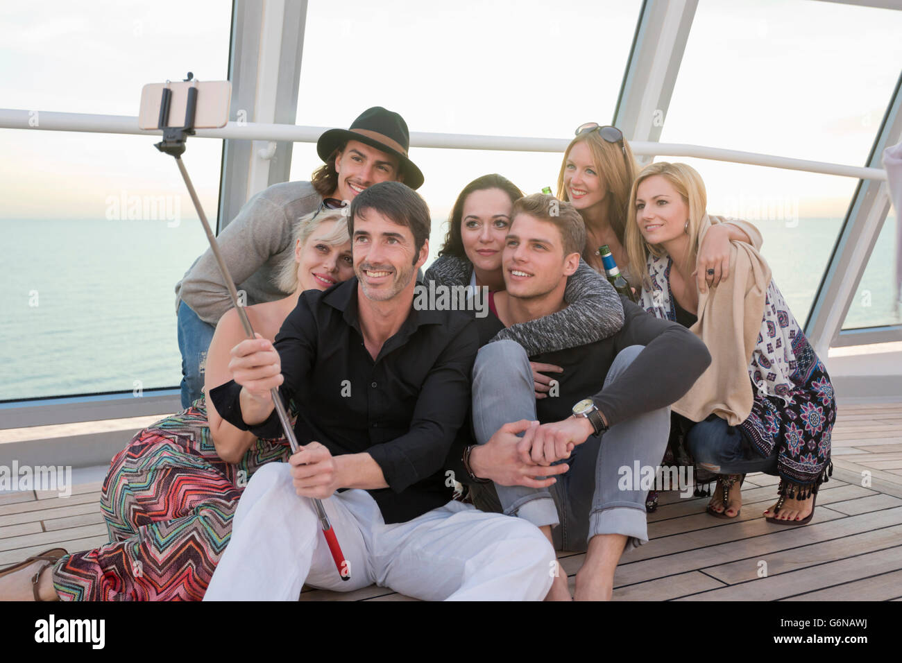 Mature adults fun ship hi-res stock photography and images - Alamy