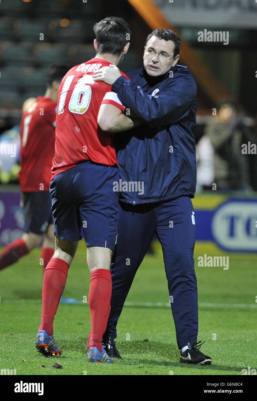 Blackburn rovers manager scott dann hi-res stock photography and images ...