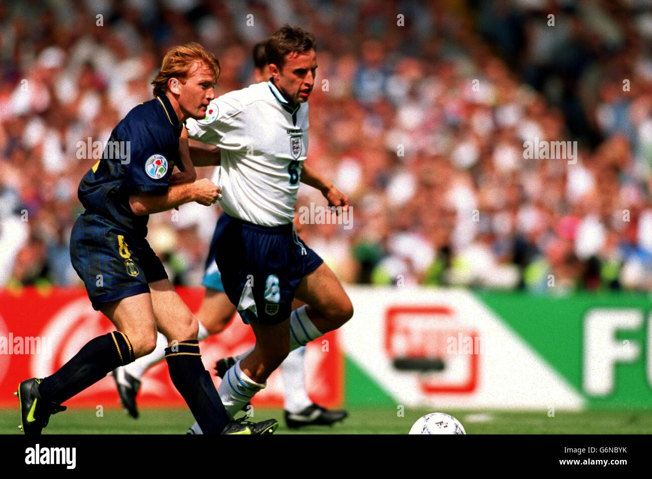 Euro 96, Soccer ... England V Scotland, Wembley Stock Photo - Alamy