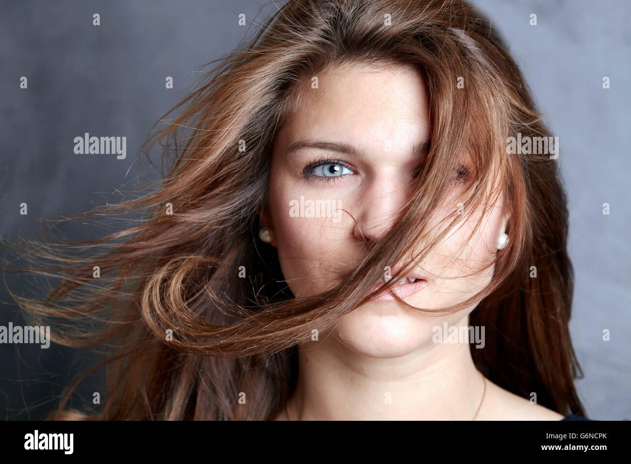 Strand of hair hi-res stock photography and images - Alamy