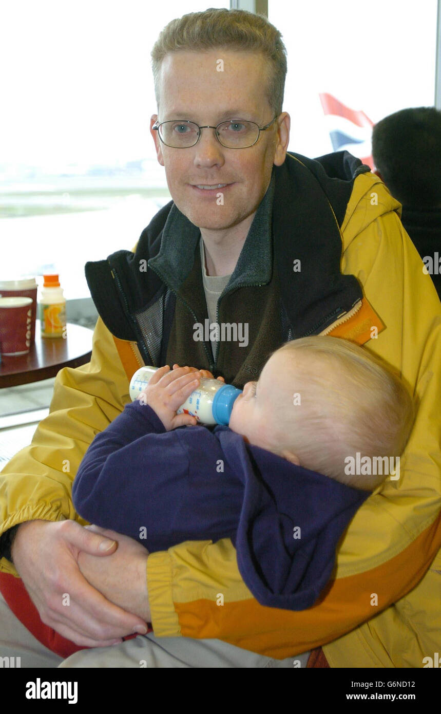 William mallett one year old son jack hi-res stock photography and ...