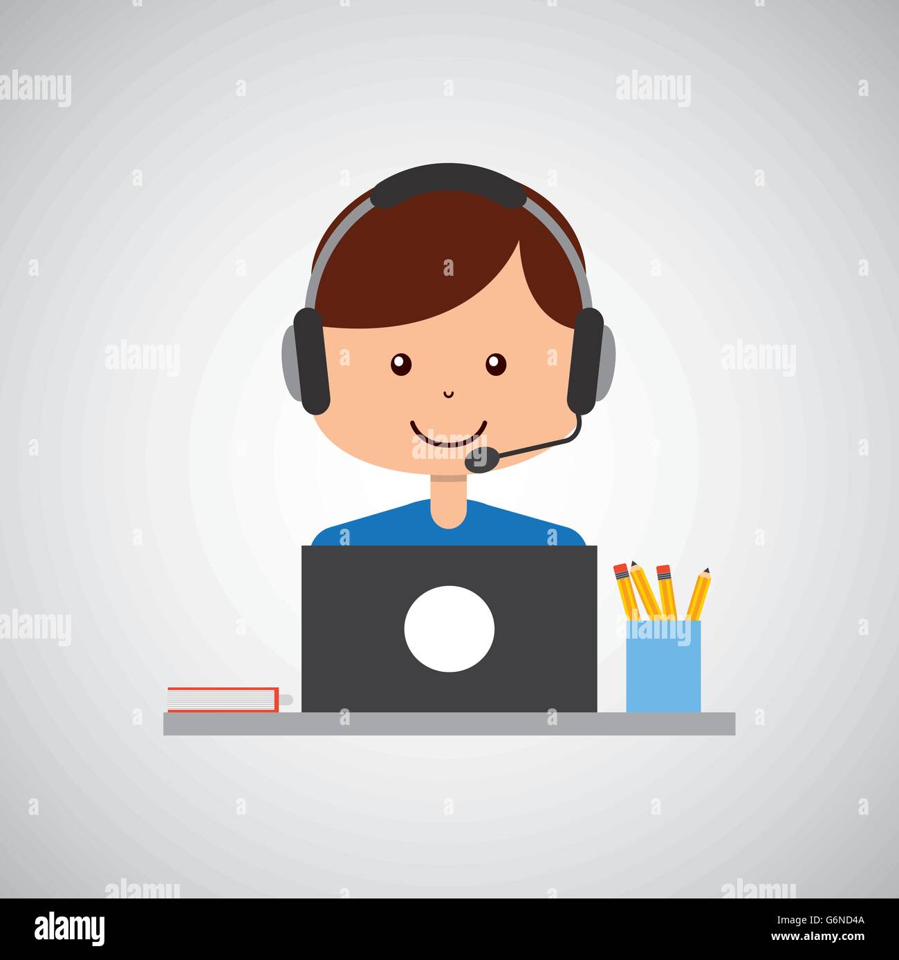 call center design Stock Vector Image & Art - Alamy