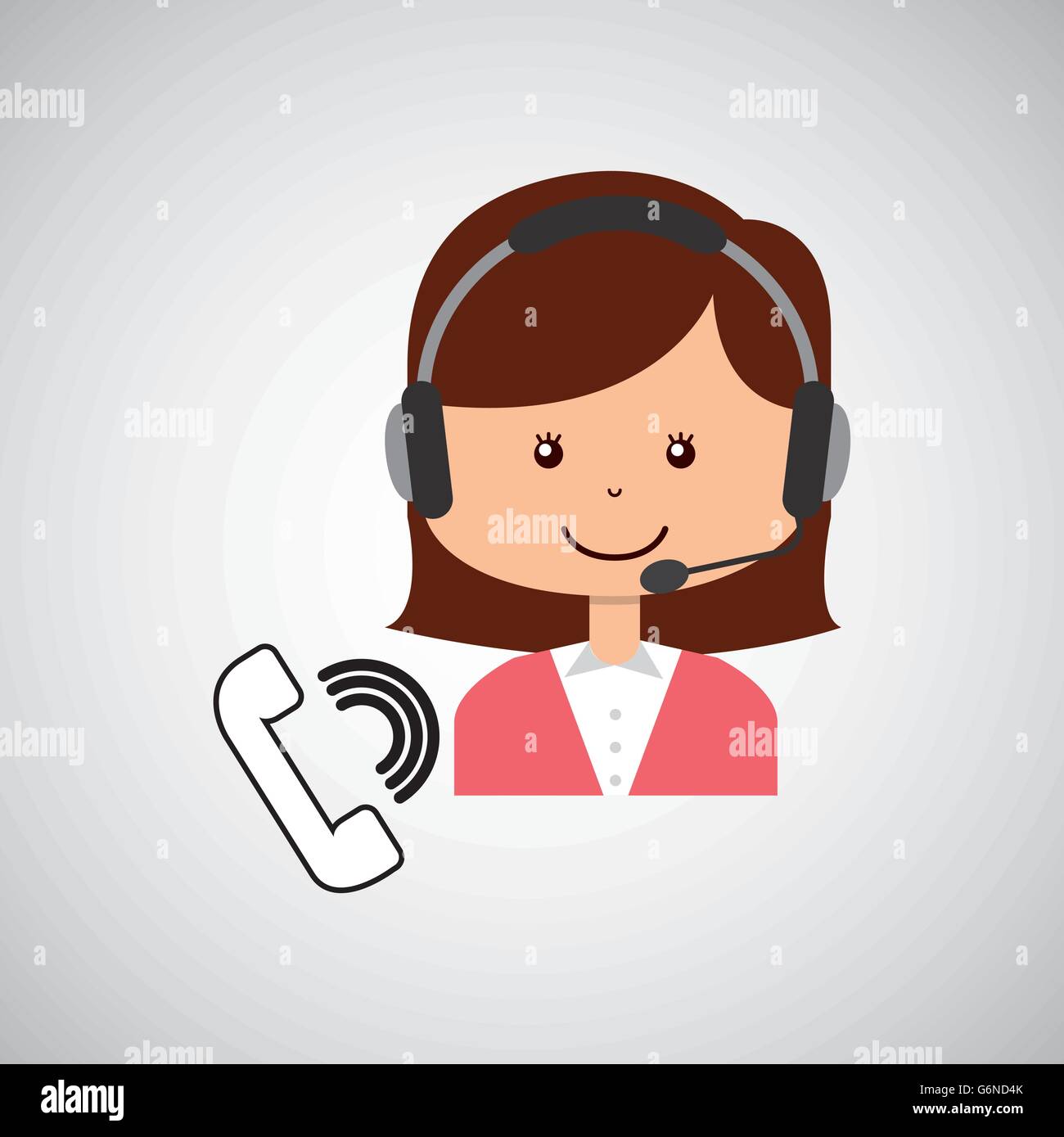 call center design Stock Vector Image & Art - Alamy