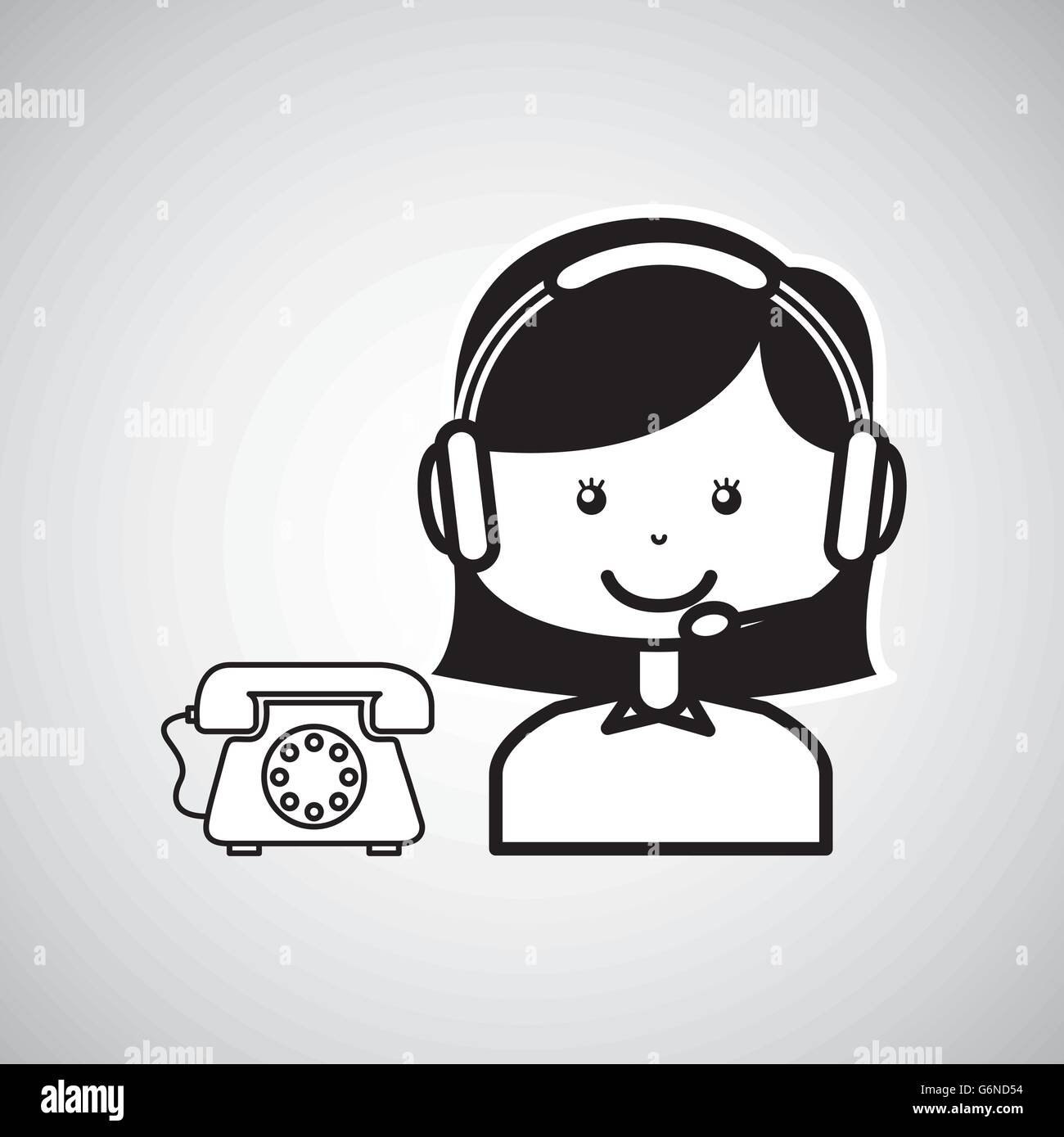 call center design Stock Vector Image & Art - Alamy