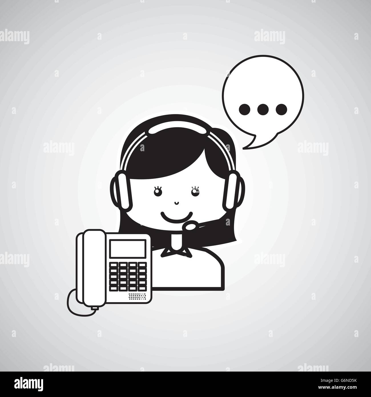 call center design Stock Vector Image & Art - Alamy