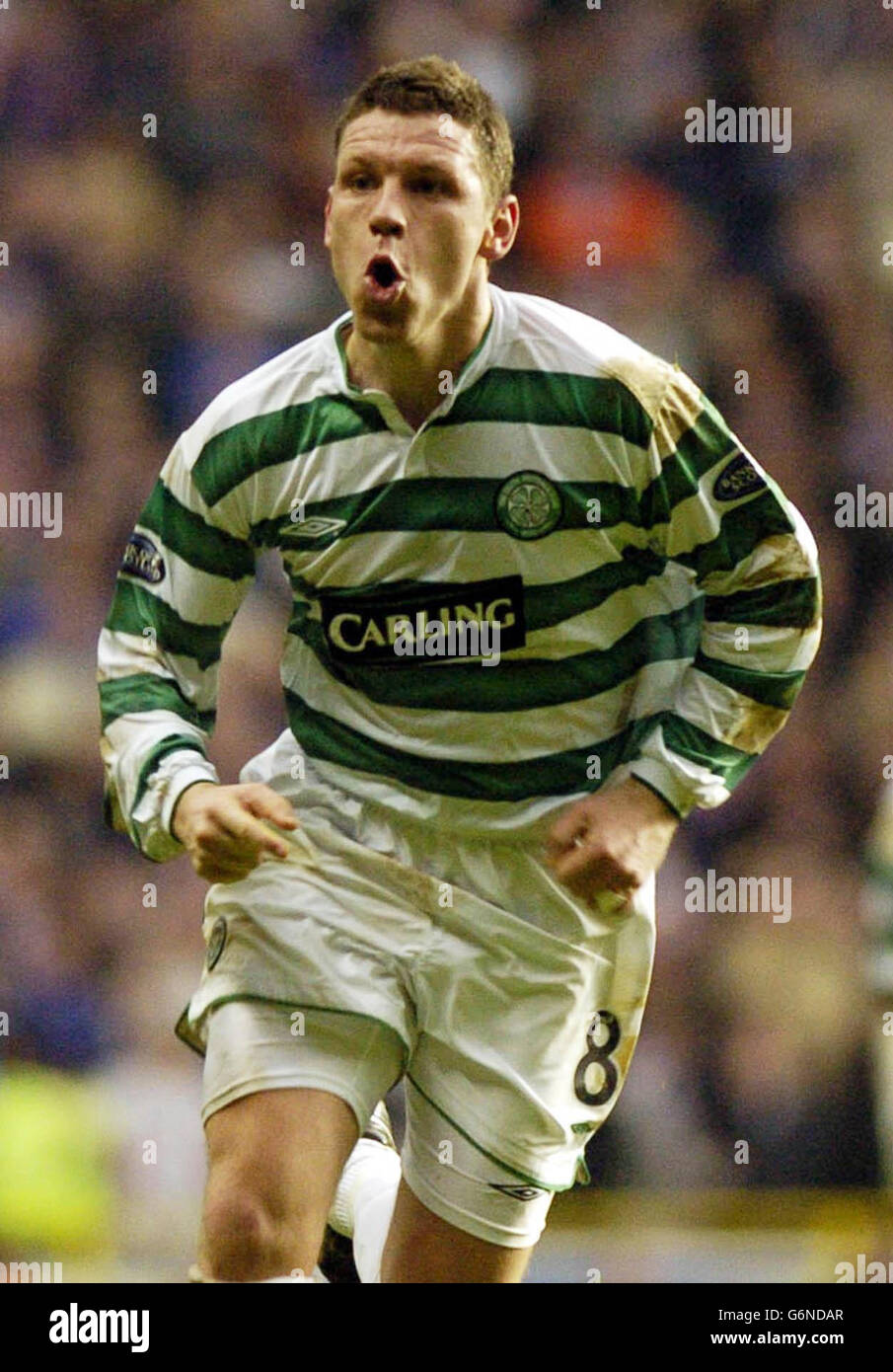 Sport football celebrating alan thompson hi-res stock photography and ...