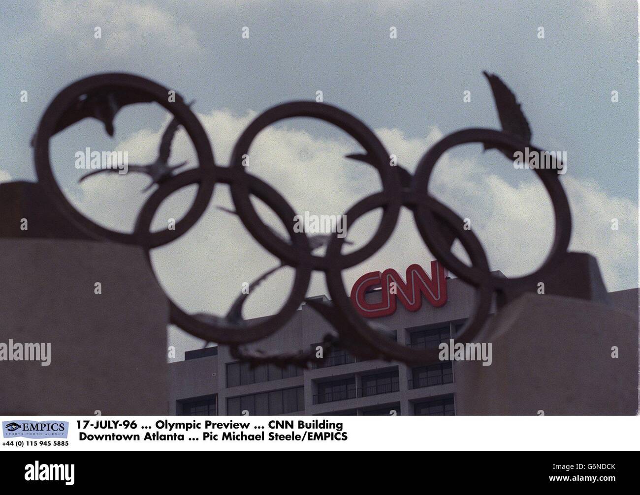 Olympic Preview of Downtown Atlanta,Georgia Stock Photo - Alamy