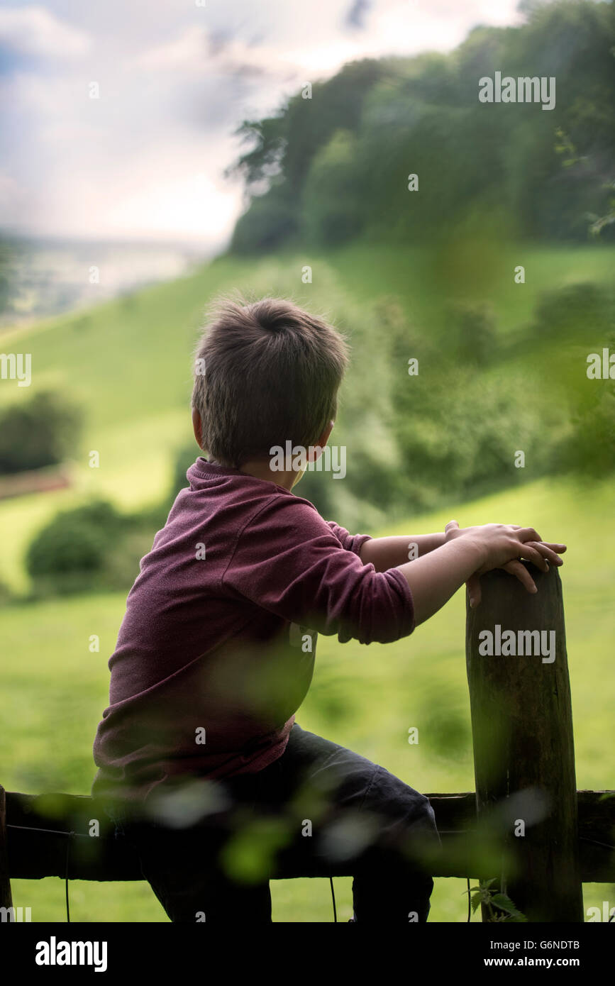 Child climb gate hi-res stock photography and images - Alamy