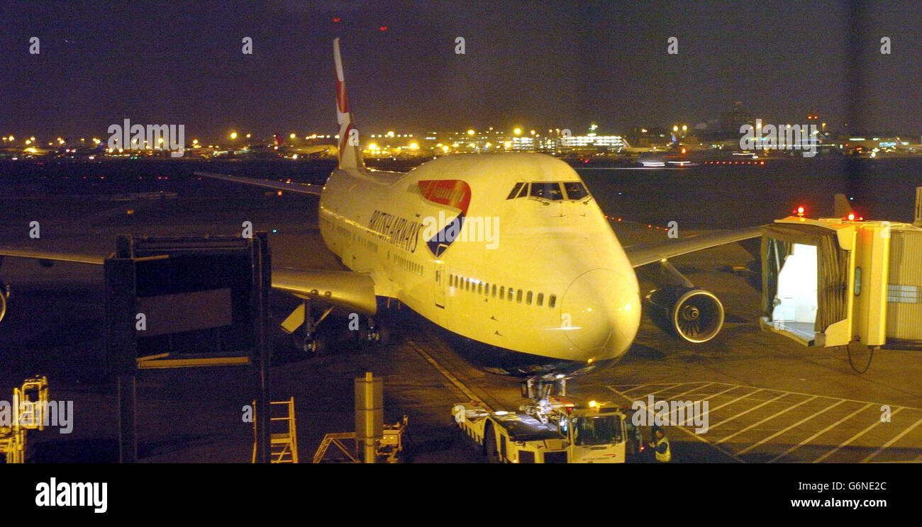 BA 223 takes off from Heathrow Stock Photo - Alamy