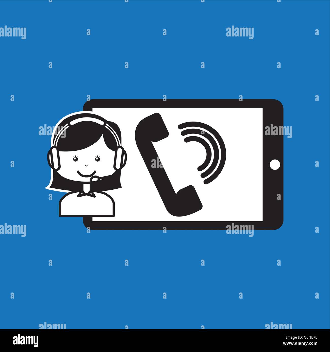 call center design Stock Vector Image & Art - Alamy