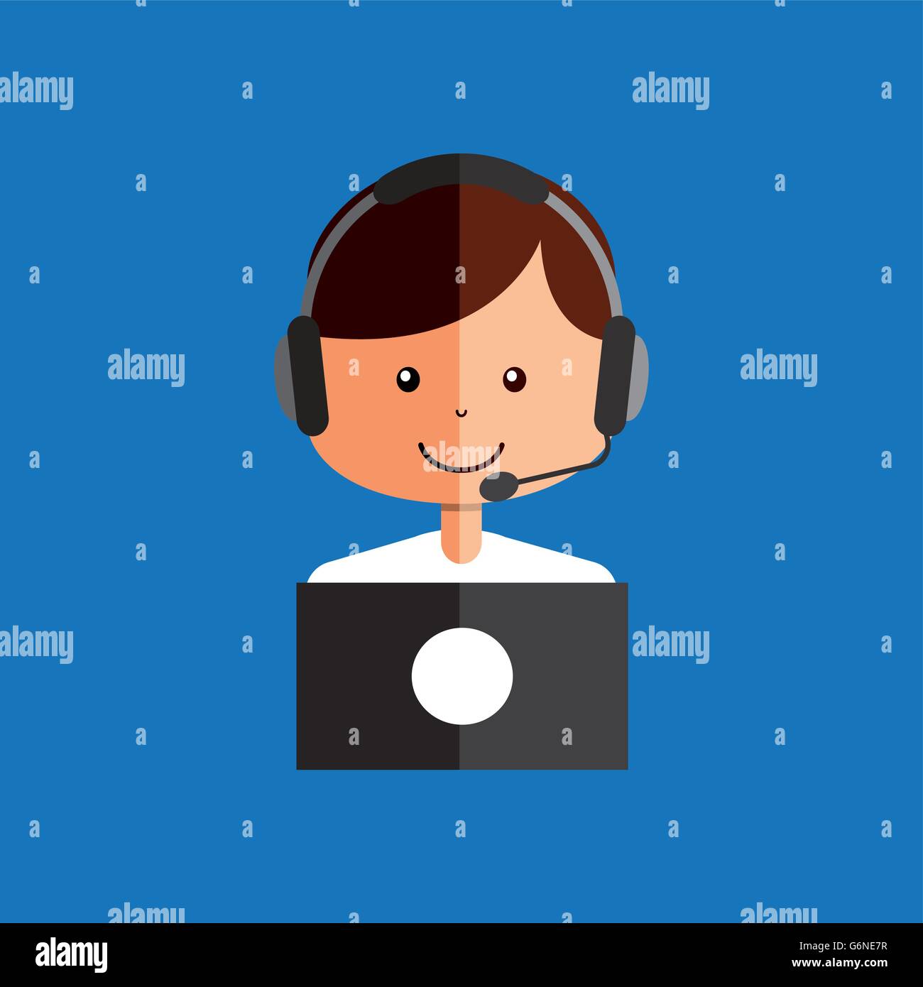 call center design Stock Vector Image & Art - Alamy