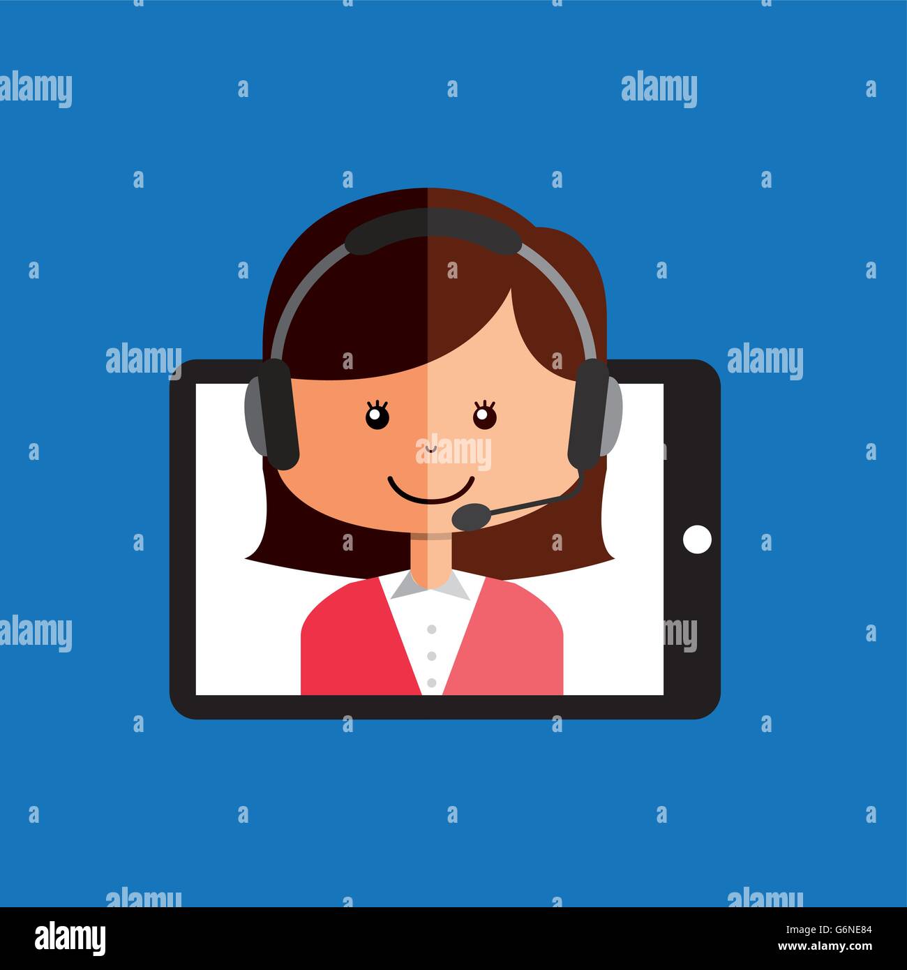 call center design Stock Vector Image & Art - Alamy