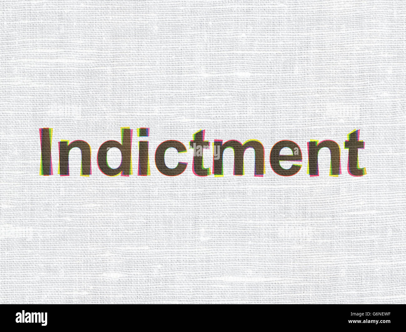 Law concept: Indictment on fabric texture background Stock Photo - Alamy