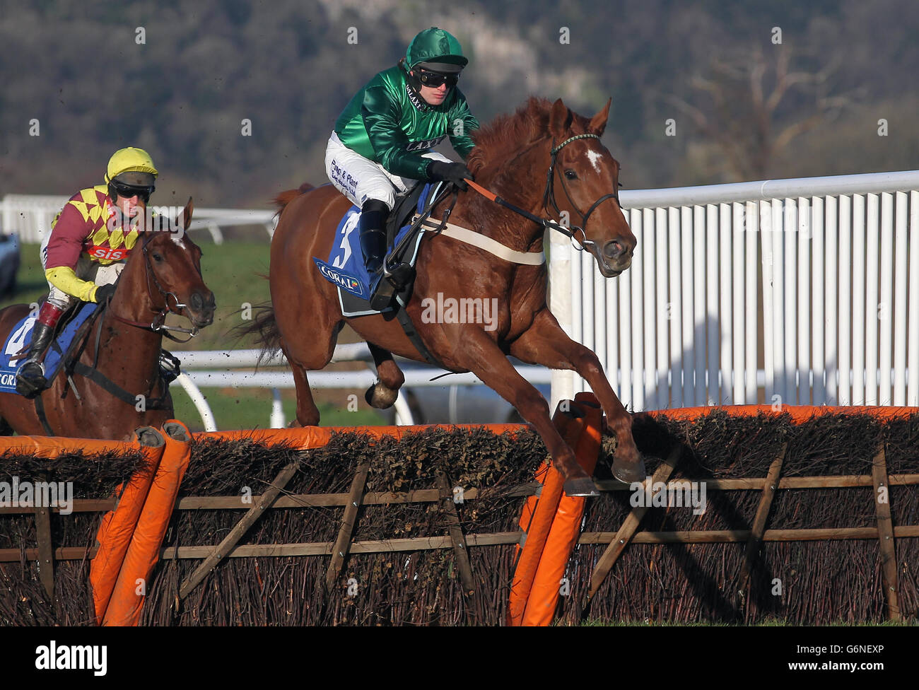 Horse Racing - Coral Welsh Grand National - Chepstow Racecourse Stock ...