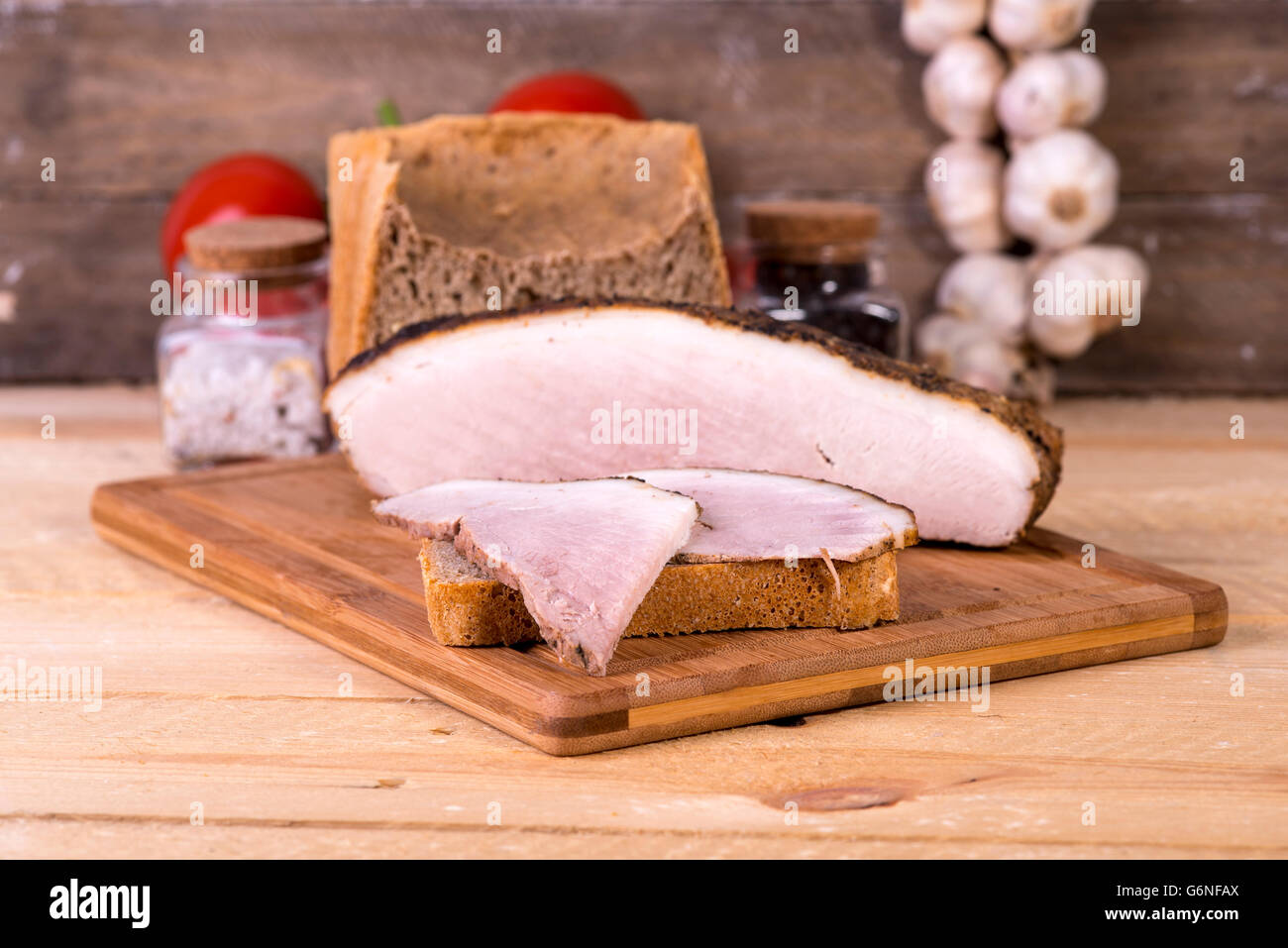 baked ham spices Stock Photo - Alamy