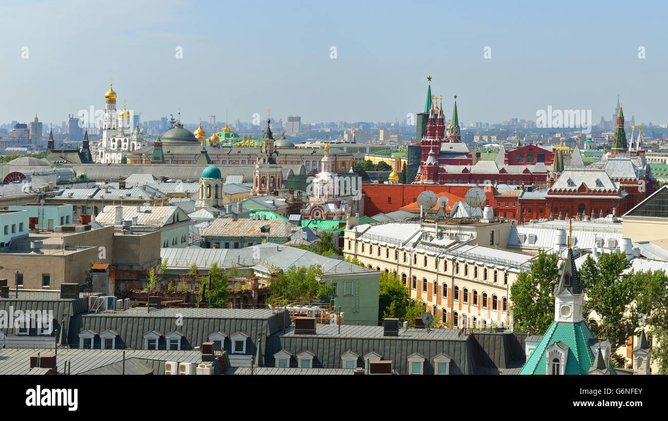 Moscow roofs hi-res stock photography and images - Alamy