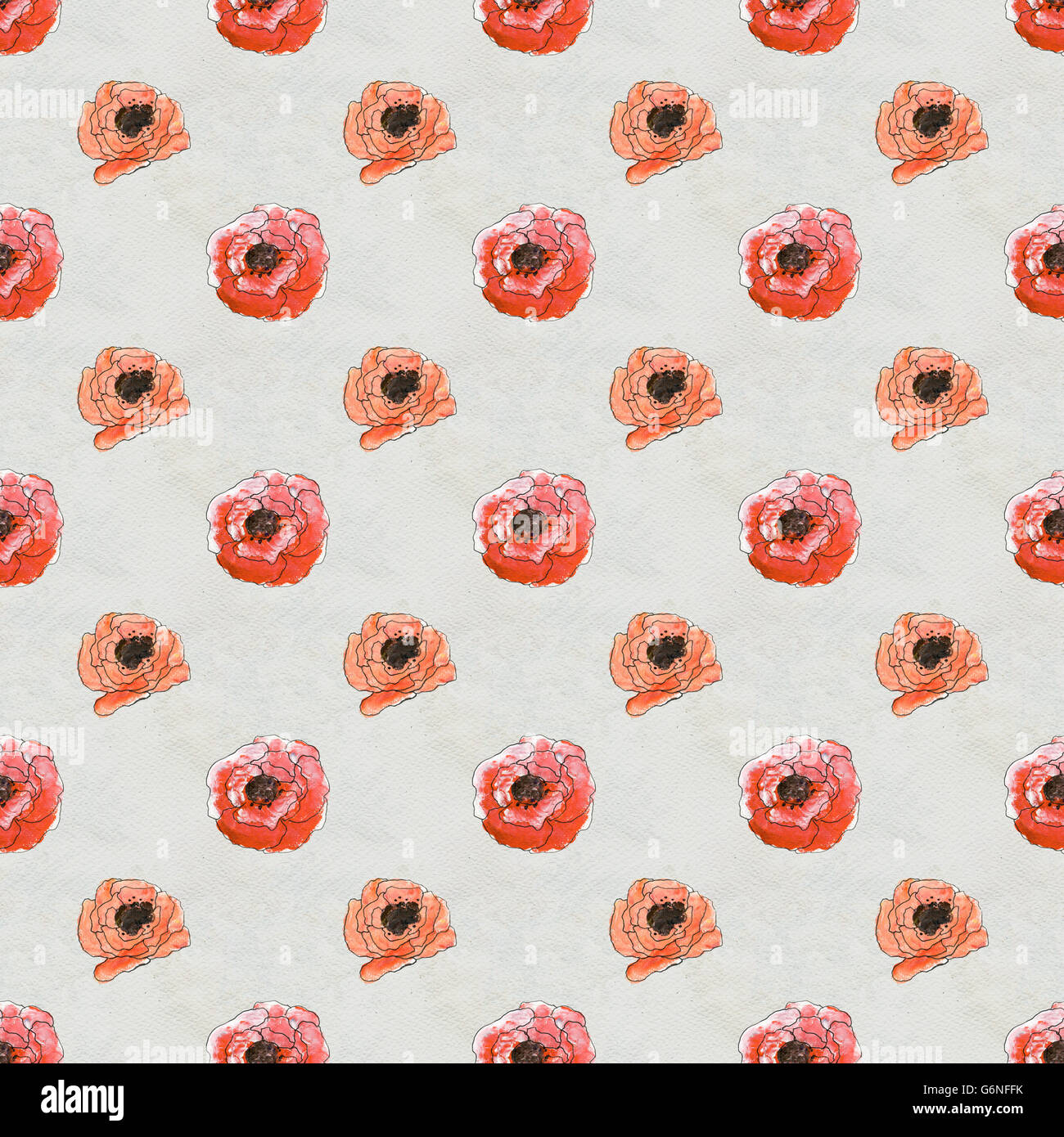 Seamless pattern with briar roses Stock Photo - Alamy