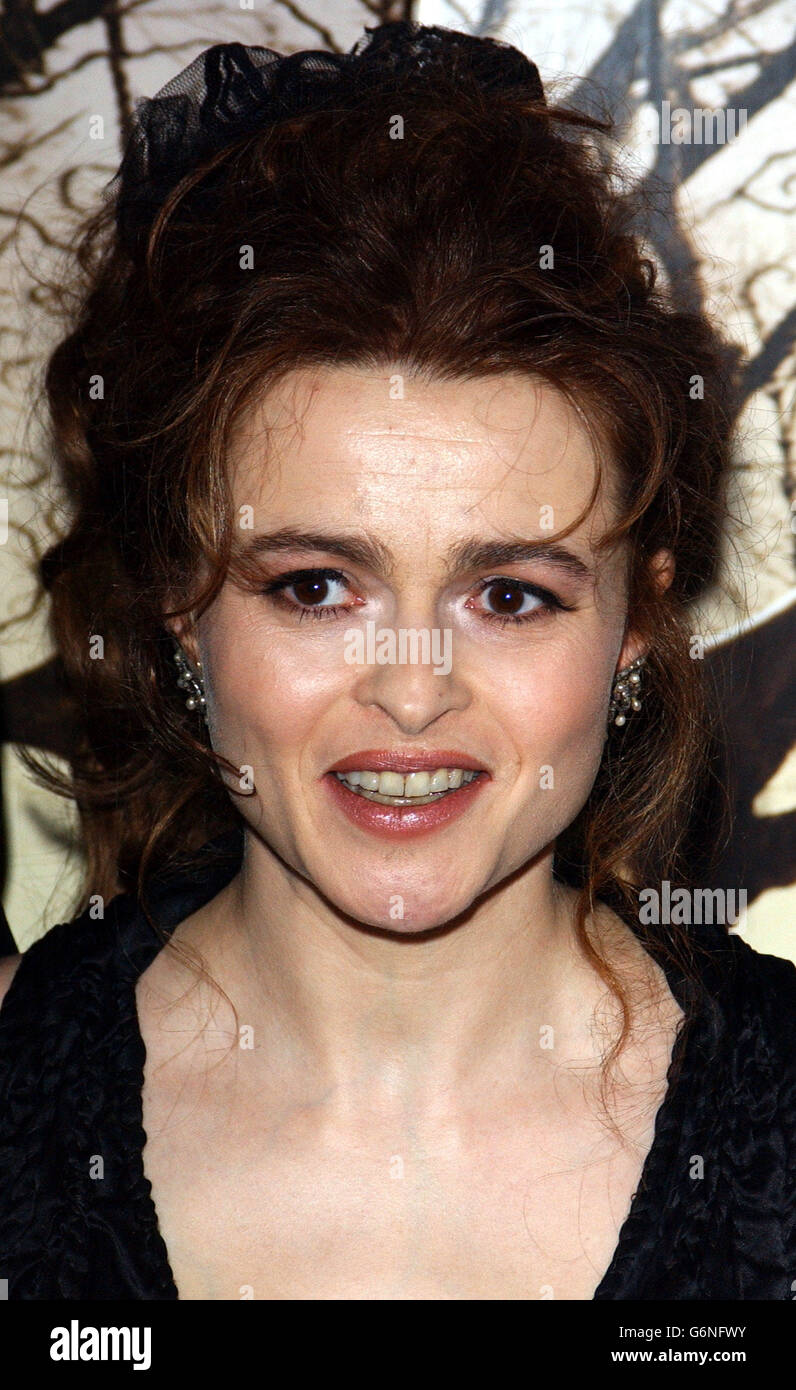 Actress Helena Bonham Carter arrives at the UK gala celebrity premiere ...