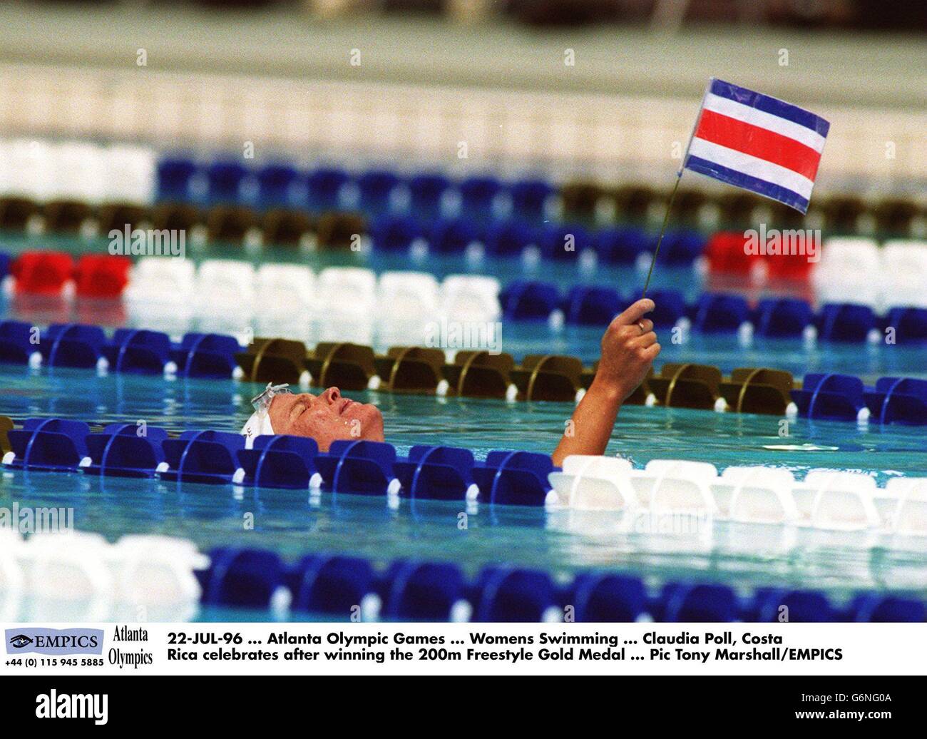 22-JUL-96. Atlanta Olympic Games. Womens Swimming. Claudia Poll, Costa ...