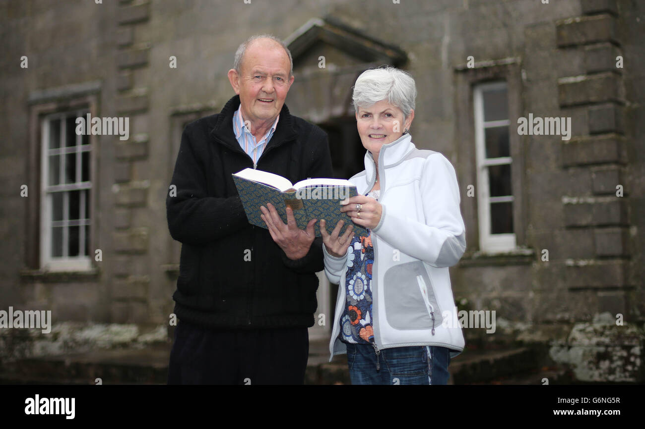 Frank Kennan and his wife Rosemary at their home, Roundwood House ...