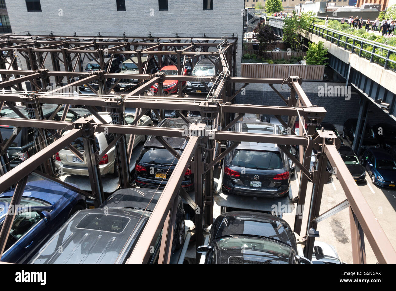 Multi Story Parking Structure, NYC Stock Photo - Alamy