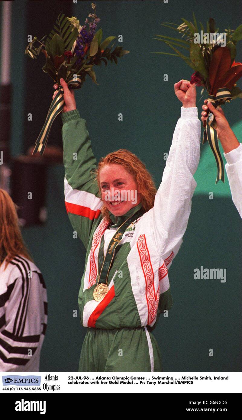 22-JUL-96, Atlanta Olympic Games, Swimming, Michelle Smith, Ireland ...