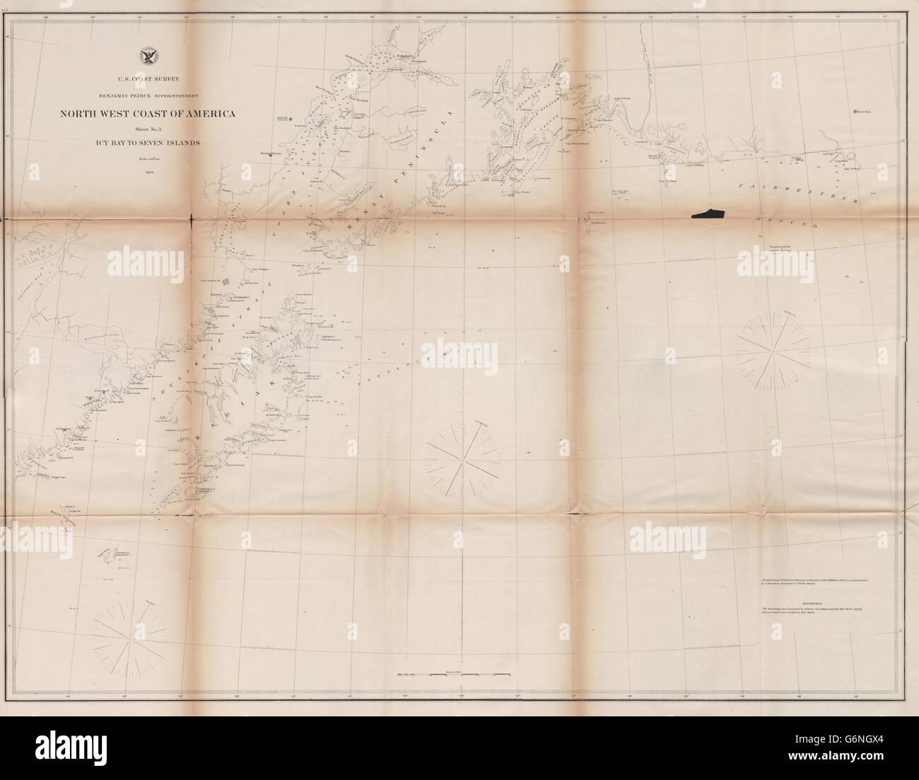 Gulf of alaska map hi-res stock photography and images - Alamy