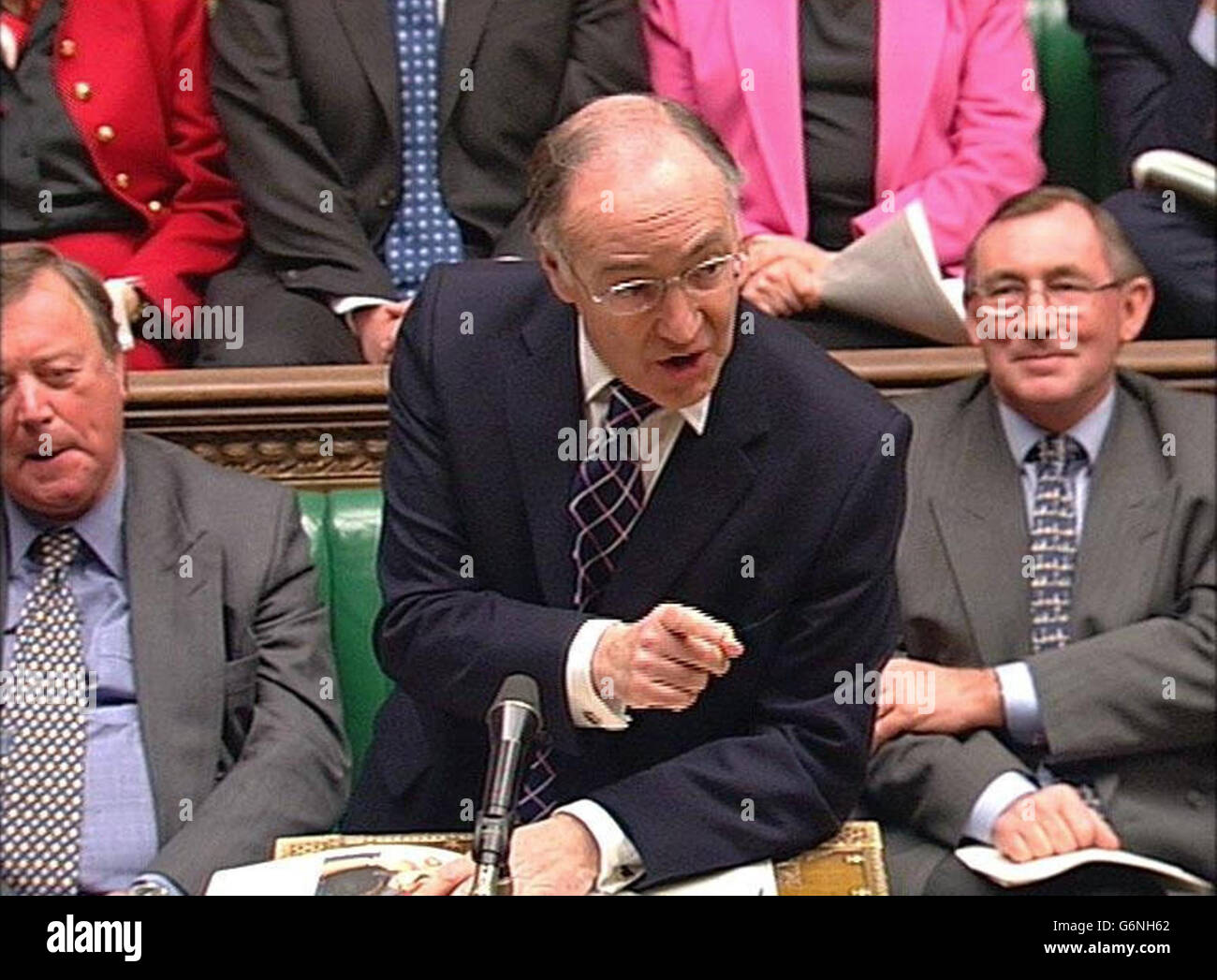 Michael howard speaks in the house of commons hi-res stock photography ...
