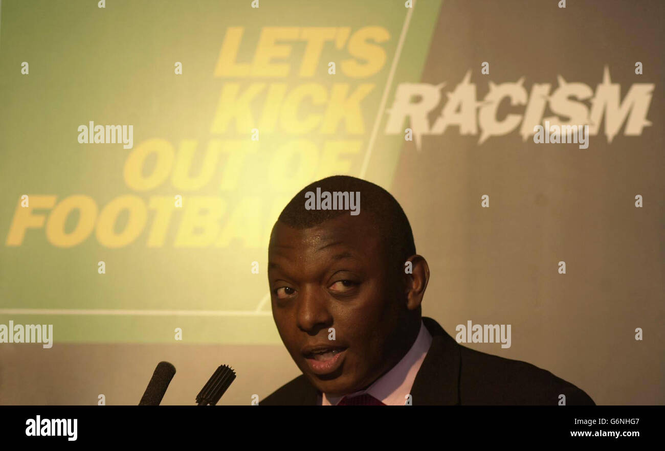 Kick Racism Out Of Football Campaign High Resolution Stock Photography ...