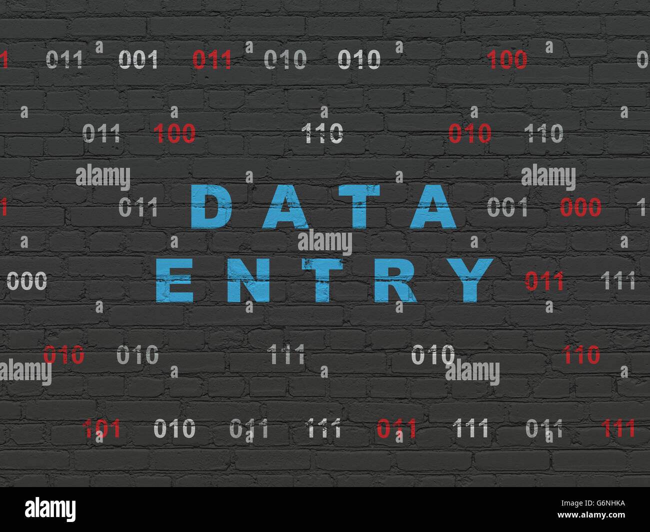 Data concept: Data Entry on wall background Stock Photo - Alamy