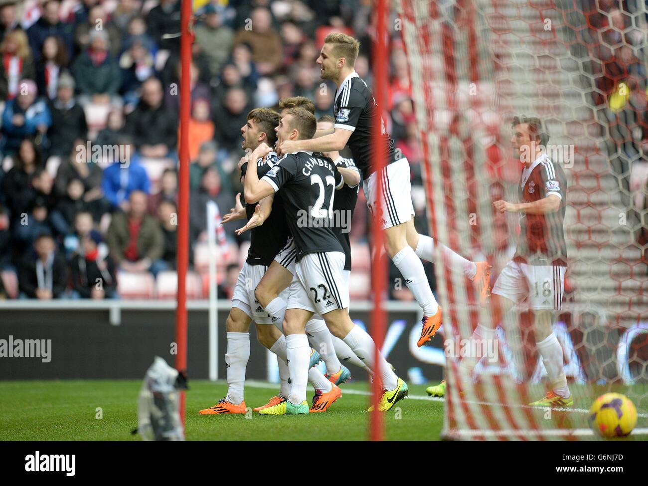 Southamptons jay rodriguez celebrates after scoring his teams opening ...