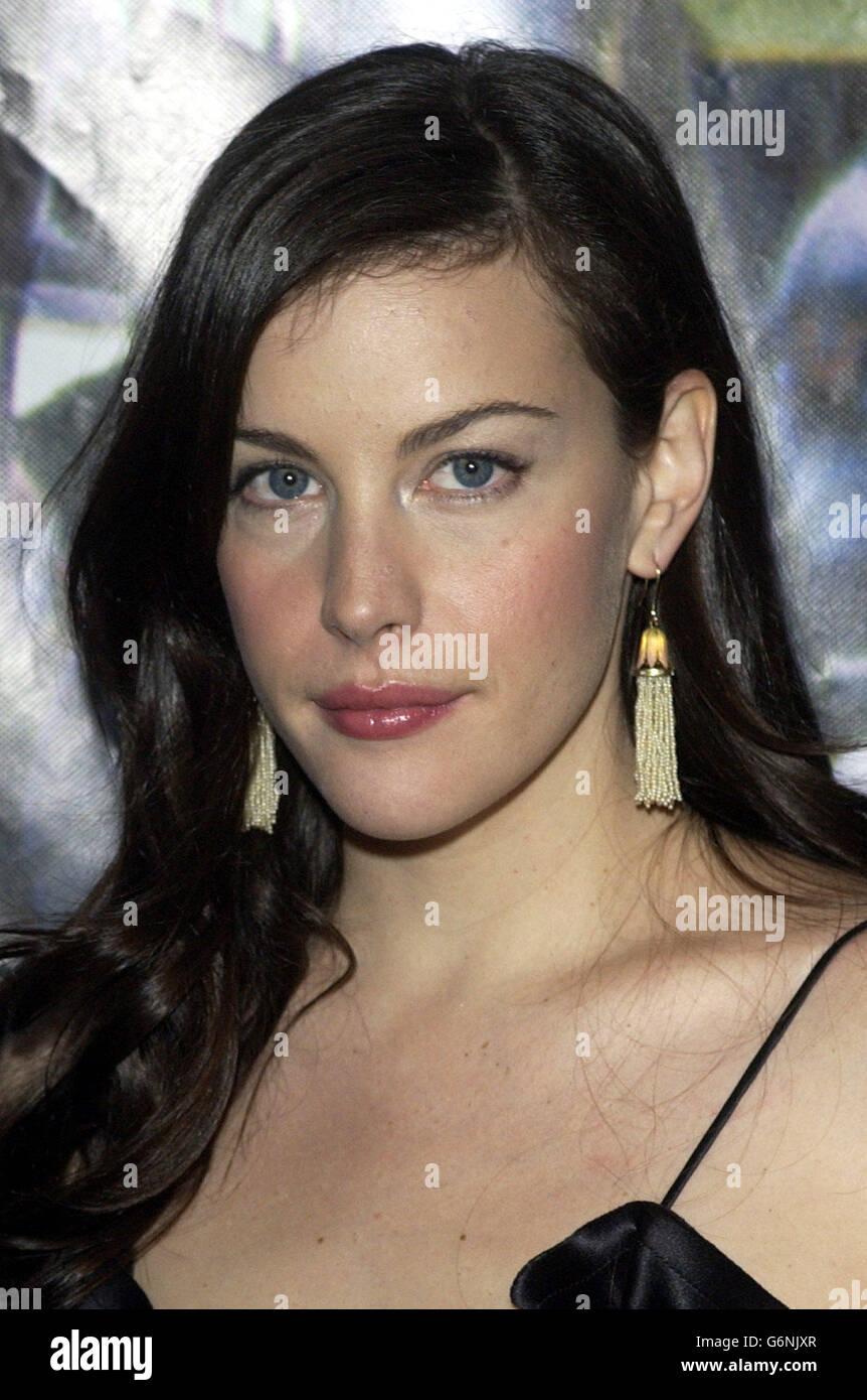 Liv Tyler arrives for the aftershow party at Old Billingsgate Market ...