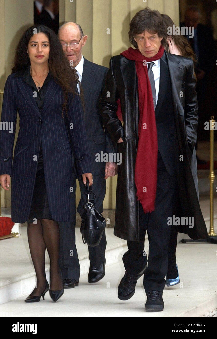 Rolling Stone Sir Mick Jagger, 60, father Joe and his daughter Karis ...