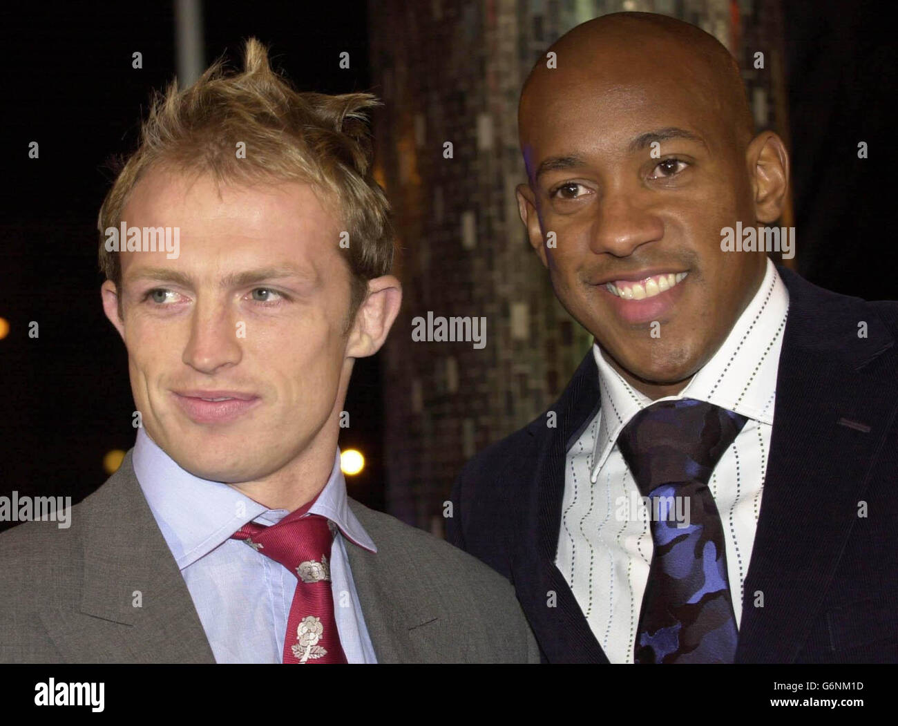 England Rugby player and World Cup winner Matt Dawson with Aston Villa ...